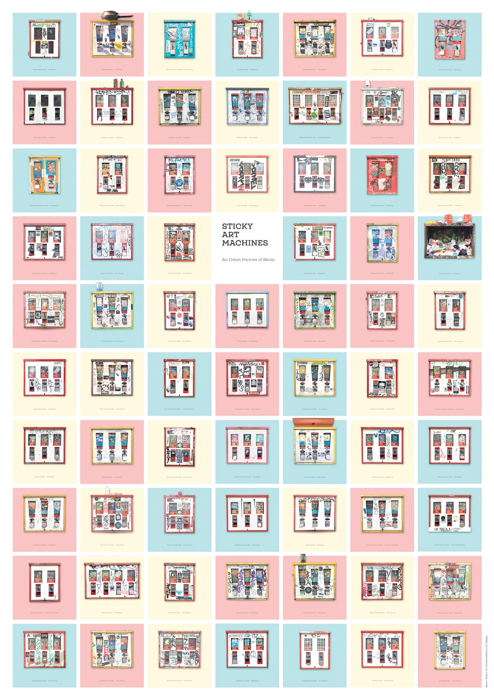 Sticky Art Machines - keny × Designstudio